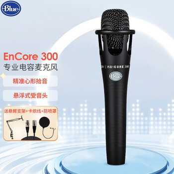 罗技（Logitech） Blue E300 直播麦克风 手持话筒 电脑直播专业麦克风 EnCore 300【图片 价格 品牌 报价】-京东
