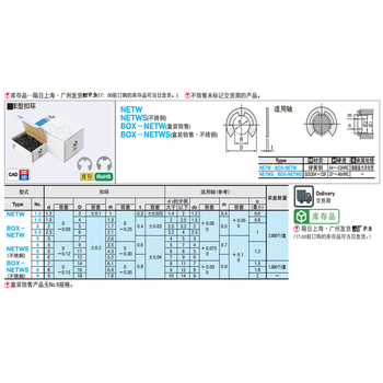 NETW卡簧米思米不锈钢E型扣环 NETWS1.2/1.5/2/2.5/3/4/5/6/7/8/9 NETW3【图片 价格 品牌 报价】-京东