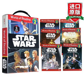 World of Reading Star Wars Boxed Set 英文原版 星球大战科幻 6册盒装儿童故事图画书 英文版