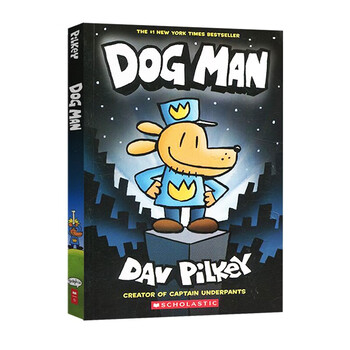 可多选 神探狗狗1-10全十册平装英文原版Dog Man内裤人captain underpants 幽默英语漫画彩页桥梁书6-12岁儿童英文读物Dav Pilkey英语读物 神探狗狗 6