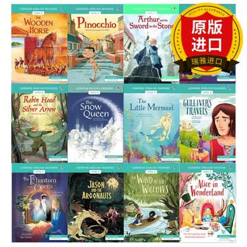 英语小读者分级阅读中级12册 英文原版 Usborne English Readers Level