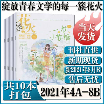 花火杂志2021年4A/4B/5A/5B/6A/6B/7A/7B/8A/8B打包4A-8B过期 全彩版1A 黄三