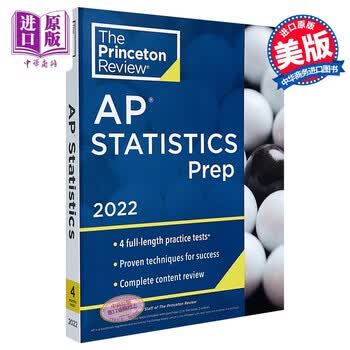 AP备考2022 统计学 Princeton Review AP Statistics Prep 2022 英文原版 The Princeton Review