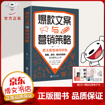 【秒杀专区】爆款文案与营销策略 把文案变成印钞机 市场营销电子商务品牌推广等 市场营销