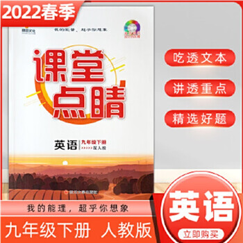 2022版 课堂点睛 九年级下册英语 人教版
