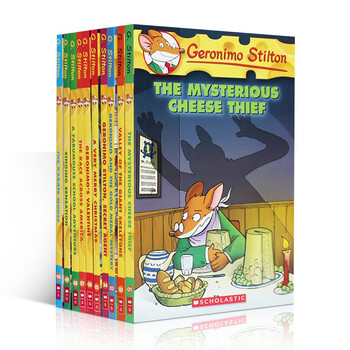 老鼠记者10本套装31-40 Geronimo Stilton全彩漫画英文原版儿童探险科普小说美国小学读物教材