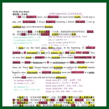 新版40篇短文英语短文搞定高考3500单词短语词汇彩色速记笔记本 40篇短文搞定3500单词(附音频)