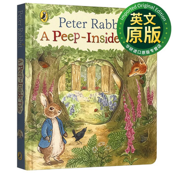 彼得兔的故事 英文原版绘本 Peter Rabbit A Peep-Inside Tale 纸板书