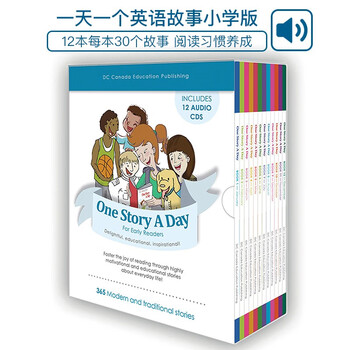 One Story A Day for Early Readers 加拿大英语一天一个故事天天听小学版OneStoryaDay 英文原版绘本12本 6-10岁儿童少儿英语