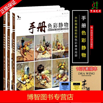 2019年 我有我一套 手册色彩静物基础黑白稿色调训练单体组合水粉临摹范本照片范画对临高校联考国美术