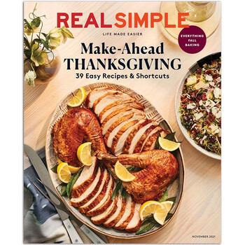 【单期可选】Real Simple 简单生活 2021年月刊 美国家庭生活女性时尚杂志 2021年11月刊