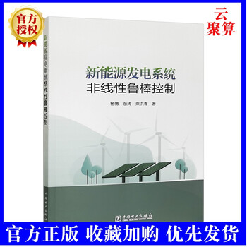 2022新书 新能源发电系统非线性鲁棒控制 新能源发电系统控制设计方法书籍 风力发电系统永磁同步发电机与双馈感应电机滑模控制