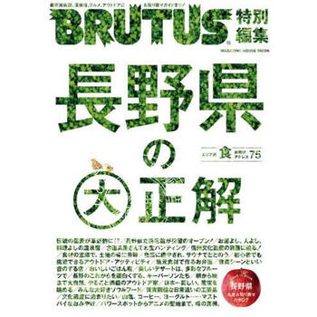 进口日文 BRUTUS特別編集 長野県の大正解