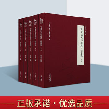五台山文化遗产壁画卷 套装全5册 石刻壁画研究图册集书籍 五台山书 地方史志书籍 三晋出版社