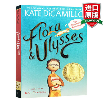 英文原版小说 弗罗拉与松鼠侠 Flora and Ulysses 美版 纽伯瑞金奖