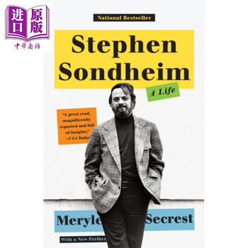 史蒂芬 桑德海姆传记 英文原版 Stephen Sondheim A Life 百老汇 音乐剧作曲家编曲家 Meryle Secrest