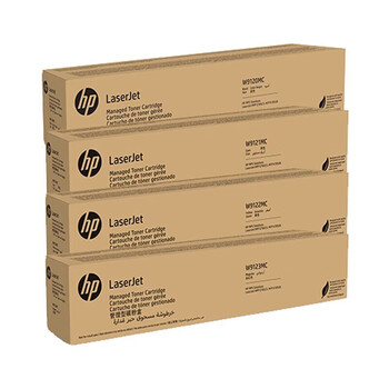 惠普W9120MC W9130MC原装硒鼓碳粉粉盒 适用惠普E78523dn/78528dn W9120-9123MC 标容四色粉盒1套【图片 ...