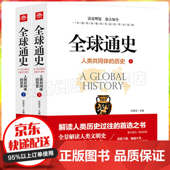 全球通史:人类共同体的历史:全2册解读人类共同体的历史和世界文明史 一本通俗易懂的全面世界史读物从