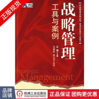 现货正版 战略管理工具与案例 战略实操工具书 企业管理实务丛书[图书]828512