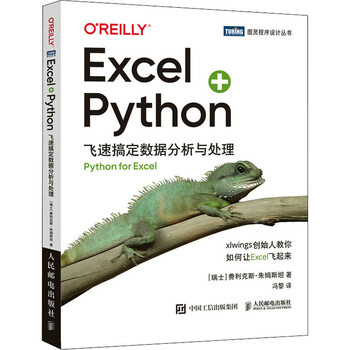 Excel+Python 飞速搞定数据分析与处理 图书