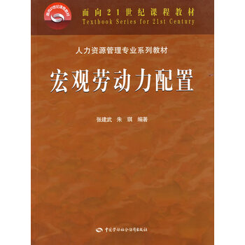 宏观劳动力配置 9787504536815 张建武,朱琪著 中国劳动社会保障出版社