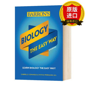 轻松学美国高中生物 英文原版 Biology The Easy Way 全英文版