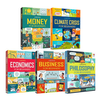 英文原版 少年商学院 5册 Usborne Business for Beginners 读懂金融经济商业哲学气候法律 儿童英语绘本启蒙 少儿科学科普读物 .  梦想童趣城