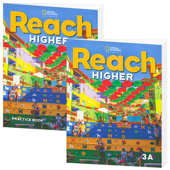 原版进口美国国家地理Reach Higher Student 3A学生用书+练习册套装美国小学主流教材reachhigher教材自学