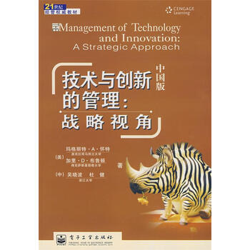 【保证正版】技术与创新的管理 战略视角 美 怀特 美 布鲁顿 吴晓波 杜健 电子