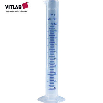 【VITLABPP塑料量筒（B级）】VITLAB PP塑料量筒（B级）高型 带蓝色凸起刻度 651081(500ml/个） 【行情 报价 价格 评测】-京东