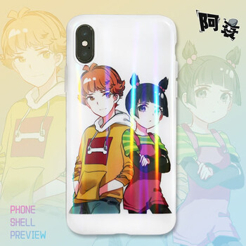 阿衰周边招财猫发财系列iphonex手机壳8P苹果软壳动漫周边 白色IPX/XS