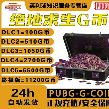 【CDK】PUBG绝地求生端游510g币G-coin皮肤pubgG币改名通行证充值点券 1050G币【图片 价格 品牌 报价】-京东
