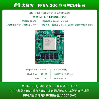 米联客FPGA核心板XILINX-Kintex7K325T/410T-MLK-CK03/CK04 MLK-CK04-325T【图片 价格 品牌 ...