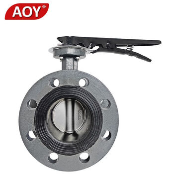 【AOYD41X-16C DN100】AOY 手柄法兰软密封蝶阀 碳钢+橡胶 D41X-16C DN100【行情 报价 价格 评测】-京东