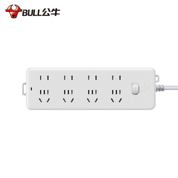 【公牛GN-403】公牛(BULL) 8位总控插座3米不防雷 GN-403 插线板/插排/接线板/拖线板【行情 报价 价格 评测】-京东