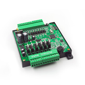 国产PLC工控板兼容 FX1N FX2N 14MT可编程控制器脉冲温度模拟量 HZ2N-24MR(14入10出)-6AD2DA 带时钟 无模拟 ...