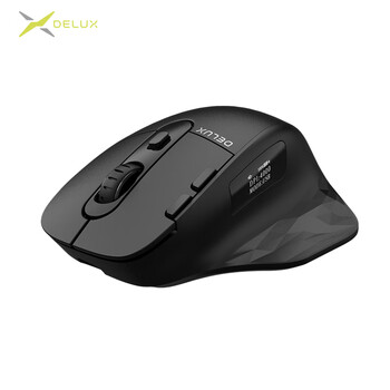 多彩（Delux） M912无线鼠标 蓝牙鼠标 办公鼠标 人体工程学 充电鼠标 电脑鼠标 笔记本鼠标 黑色【图片 价格 品牌 报价】-京东