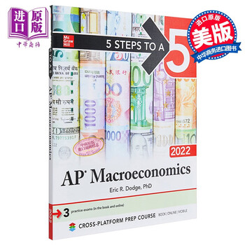 预售 美国大学预修课程备考用书 5 Steps to a 5: AP Macroeconomics 2022五步速成系列 AP宏观经济学 英文原版进口
