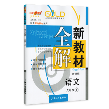 第三次修订 新教材全解 语文 6/六年级下   配套 版教材
