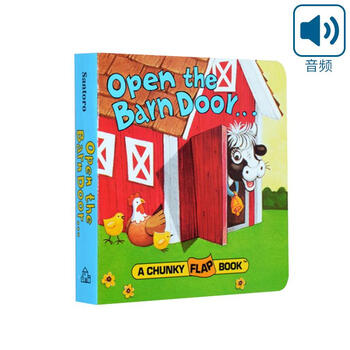 Open The Barn Door Find a Cow 英文原版绘本纸板翻翻书 农场动物认知
