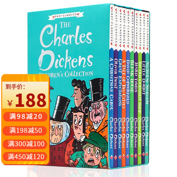 英文原版查尔斯狄更斯 The Charles Dickens 10册 儿童典藏款  7-10岁青少年