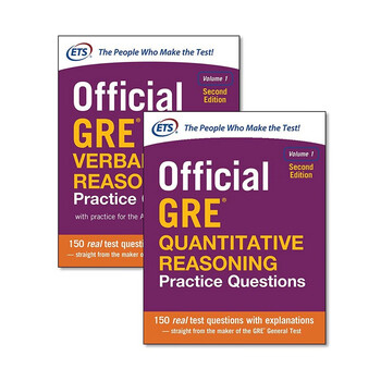 GRE官方指南套装（词汇推理+数字推理）英文原版 Official GRE Value Combo