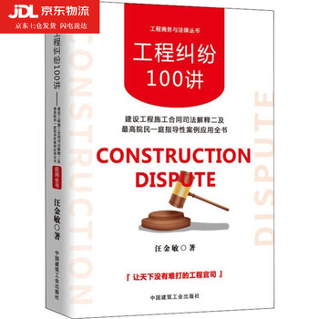 工程纠纷100讲 —建设工程施工合同司法解释二 及院民一庭指导性案例应用全书 汪金敏