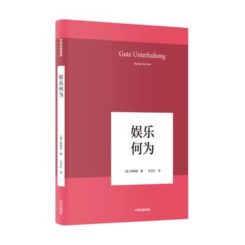 娱乐何为（韩炳哲作品系列）中信出版社