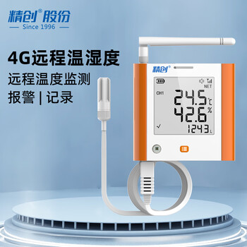 精创（elitech） GSP-8G温湿度记录仪大棚仓库冷藏运输远程温度报警4G联网温度计 1路温湿+光照【图片 价格 品牌 报价】-京东