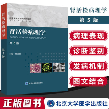 正版 肾脏病系列丛书 肾活检病理学 第5五版 邹万忠 主编 肾脏病肾内科实用内科学肾病综合征 97