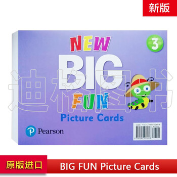 新版培生幼儿教材 Big Fun Picture Cards 1-3 教学卡片 3级别