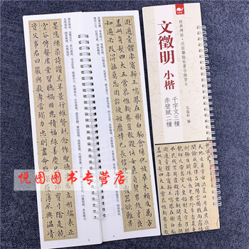 经典碑帖近距离临帖摹字练习卡 文征明小楷千字文三种-赤壁赋二种