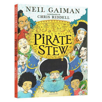 海盗冒险故事 英文原版 Pirate Stew 海盗小纵队 精装 儿童英语图画书 Neil Gaim