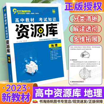 新高考版】2023版高中资源库 高一二三教材考试知识总复习资料库 地理 高考知识清单工具书